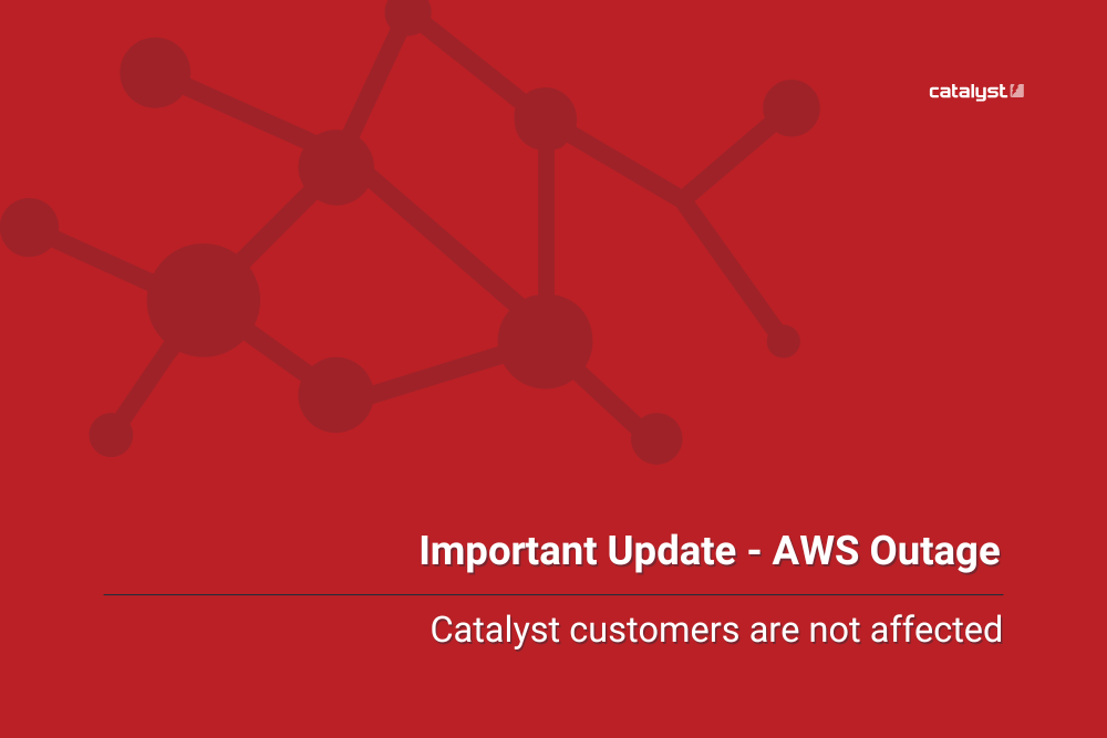 AWS outage update: Catalyst services remain online